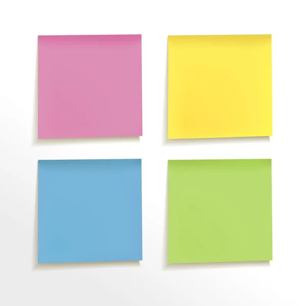 Blank colorful sticky notes set Stock Vector Image by ©kchungtw #57982797