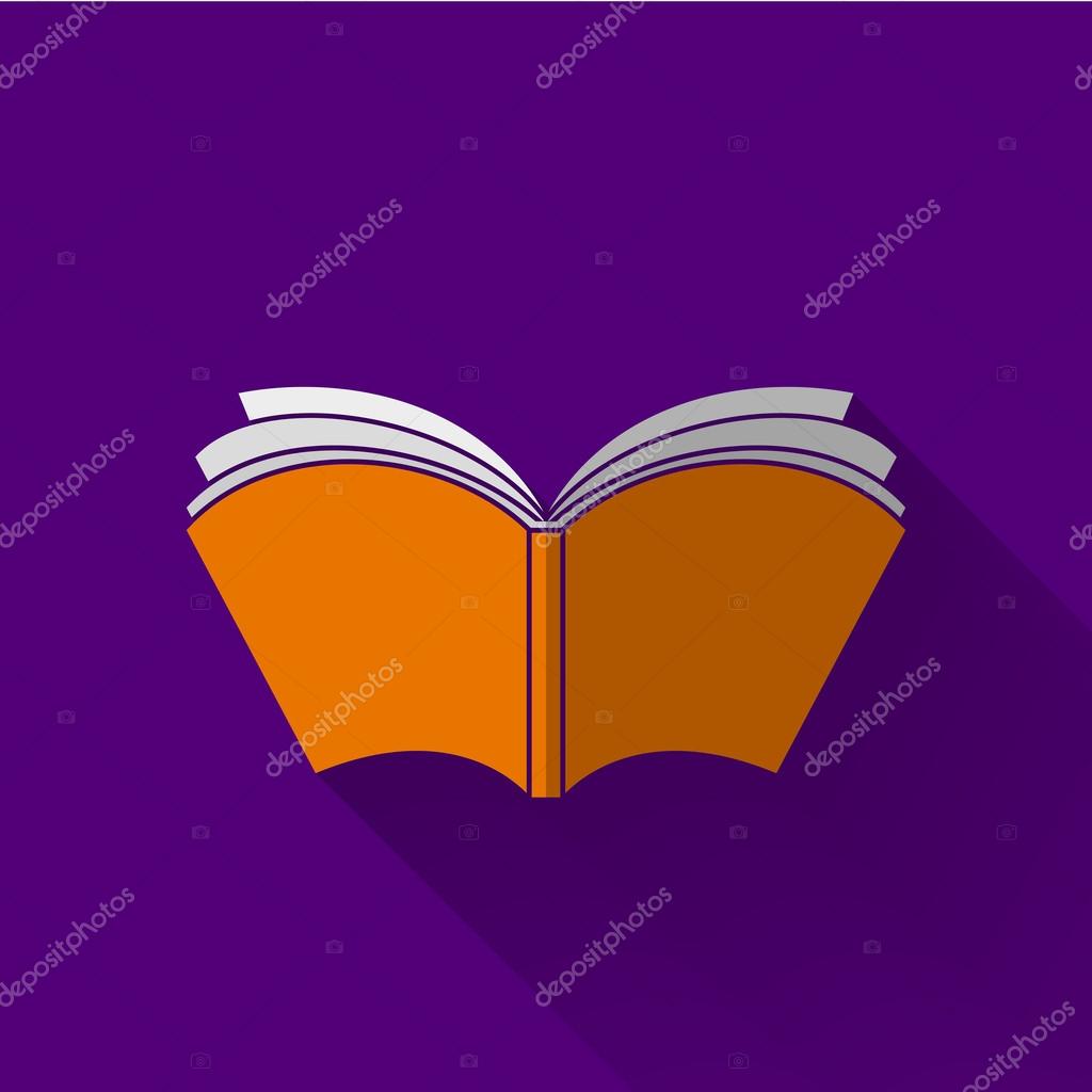 Colorful flat design open book icon Stock Vector Image by ©kchungtw ...