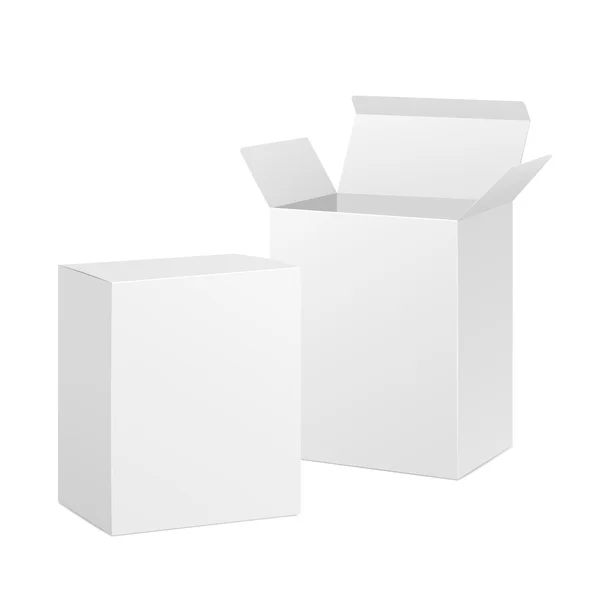 Open and closed blank boxes Stock Vector Image by ©kchungtw #55836425