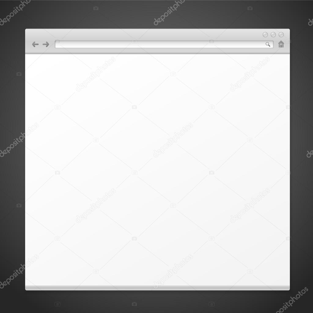 Blank web page Stock Vector by ©kchungtw 57981447