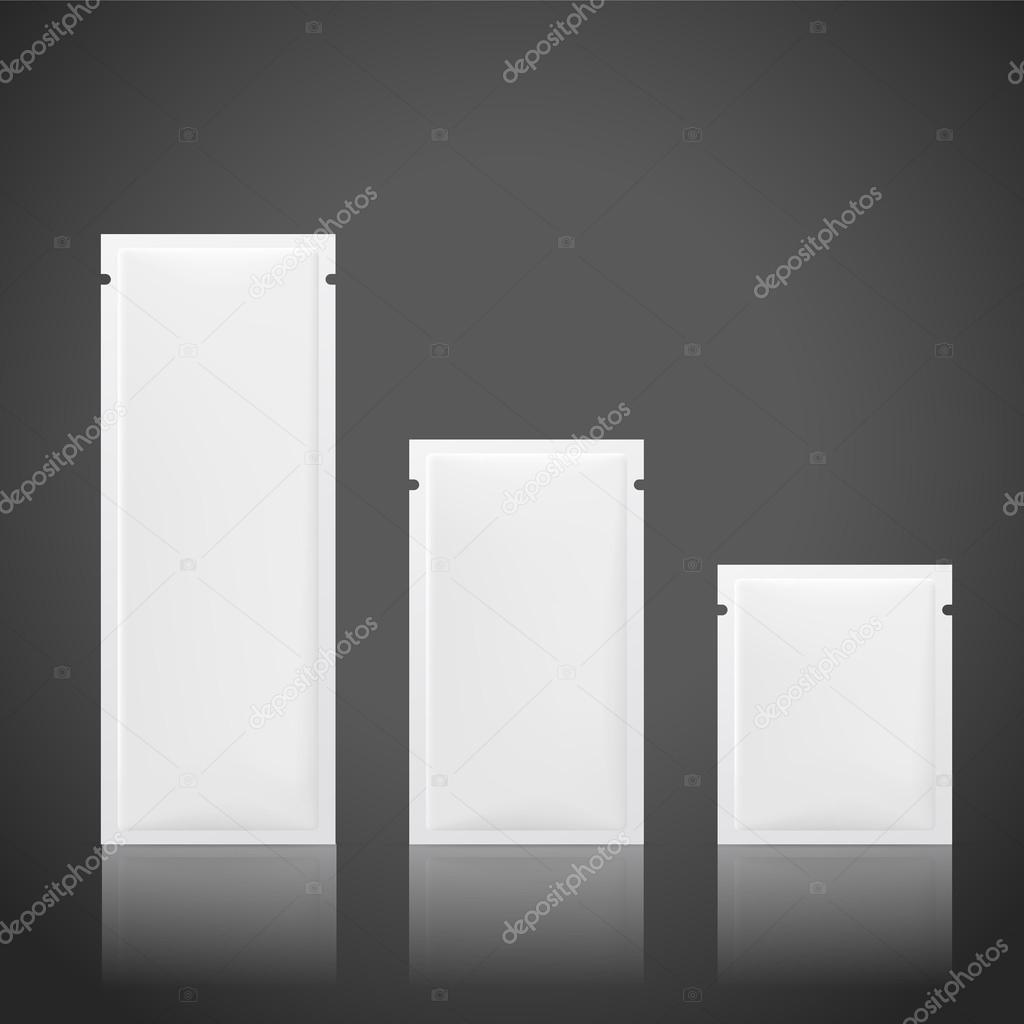 Blank sachet packaging Stock Vector Image by ©kchungtw #57981569