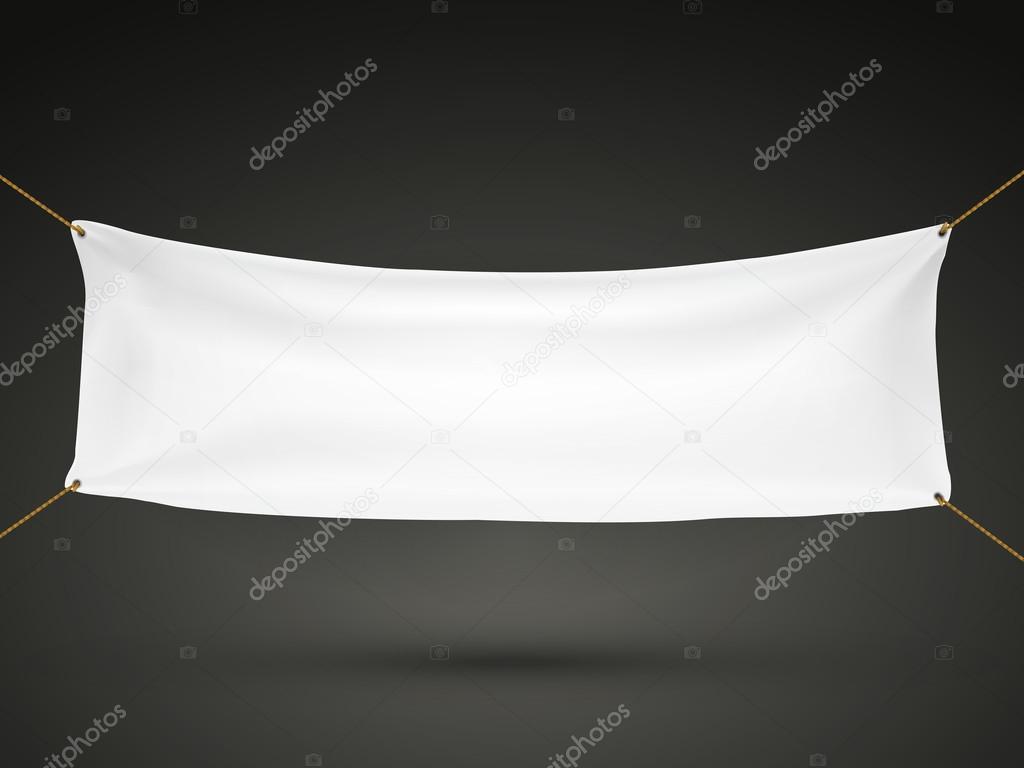 White textile banner Stock Vector Image by ©kchungtw #57982555
