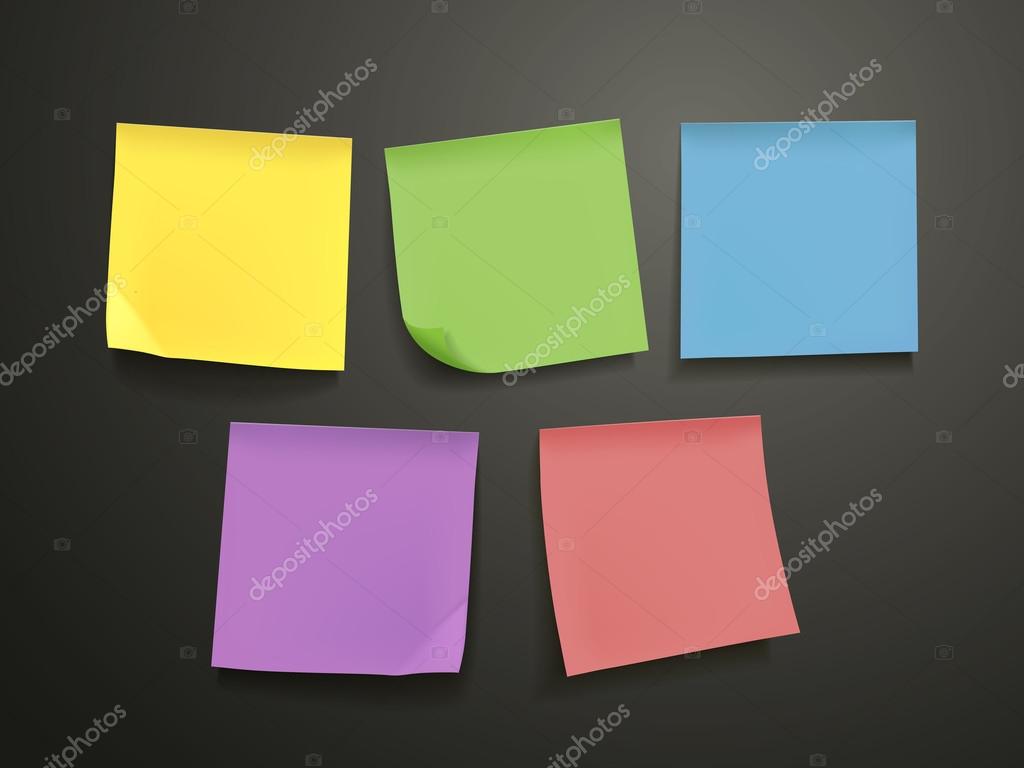 Blank colorful sticky notes set Stock Vector Image by ©kchungtw #57982797 Blank colorful sticky notes set Stock Vector Image by ©kchungtw #57982797