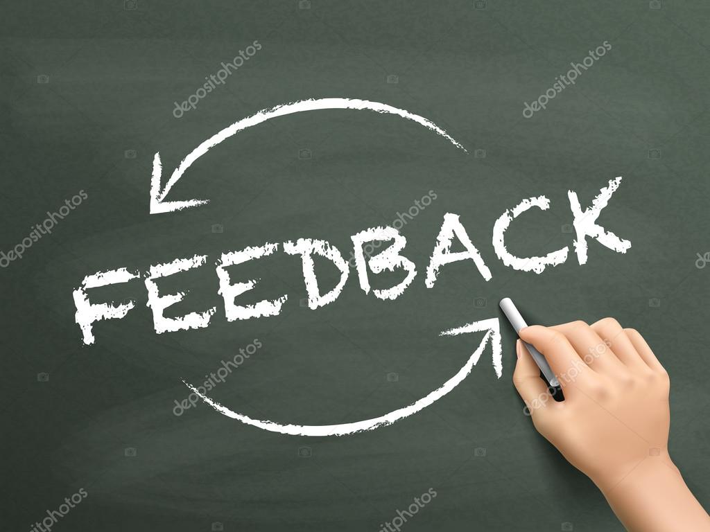 Feedback word written by hand Stock Vector Image by ©kchungtw #59007705