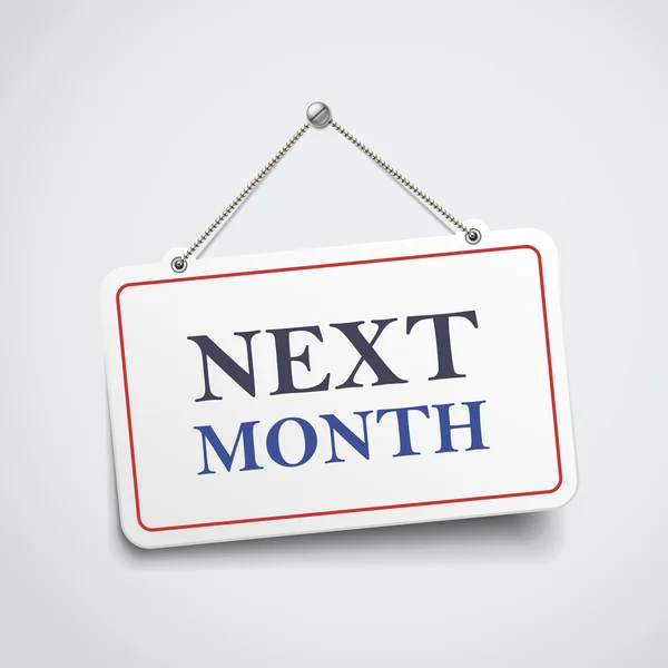 Mes que viene imágenes de stock de arte vectorial | Depositphotos