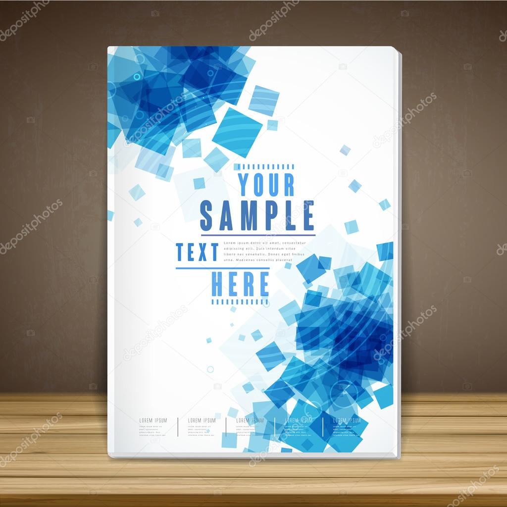 Abstract book cover template design ⬇ Vector Image by © kchungtw ...