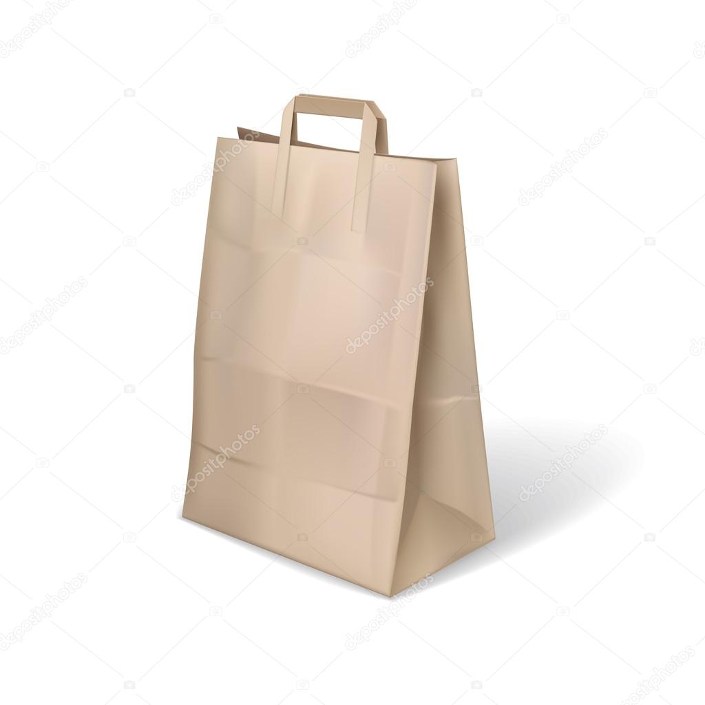 Kraft paper bag Stock Vector Image by ©kchungtw #61835639