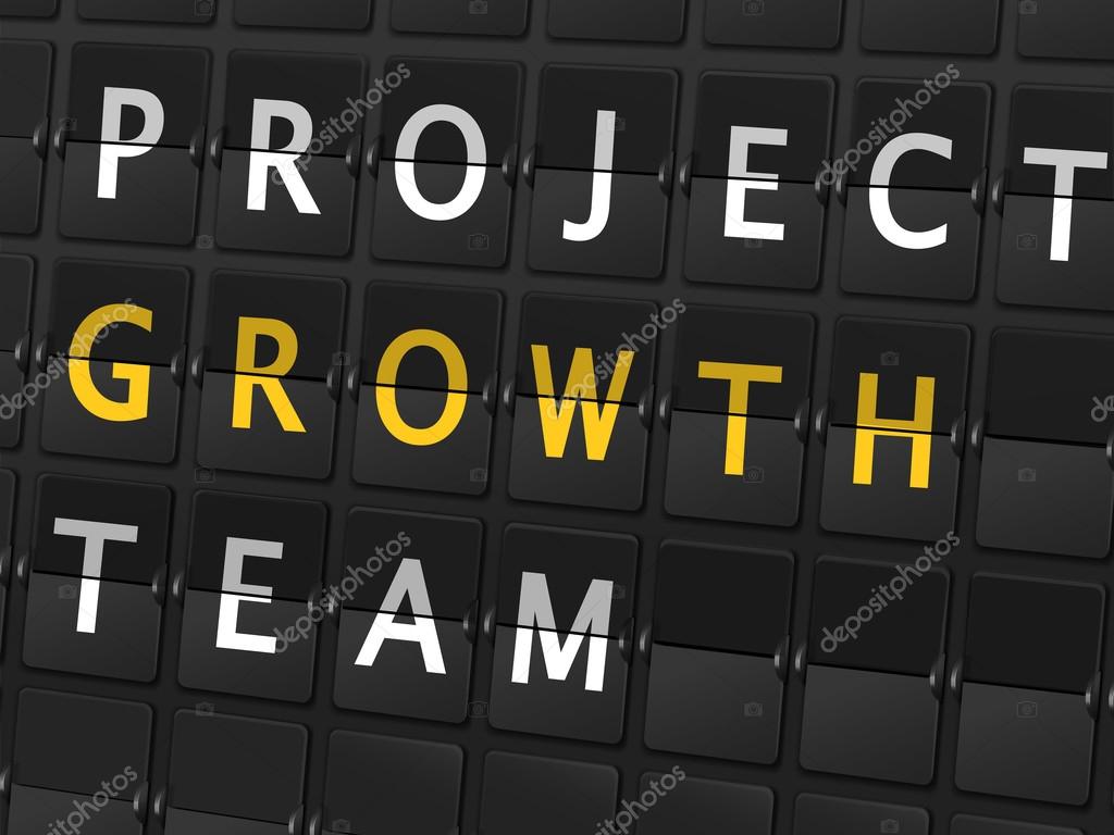 Project growth team words Stock Vector by ©kchungtw 63569803