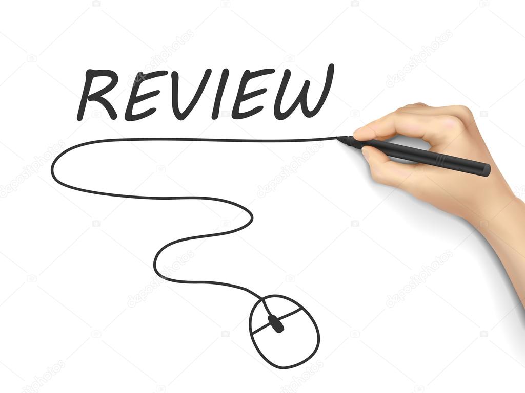 Review word written by hand Stock Vector Image by ©kchungtw #64276407