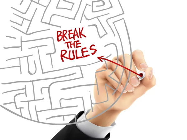 Break the rule Vector Art Stock Images | Depositphotos