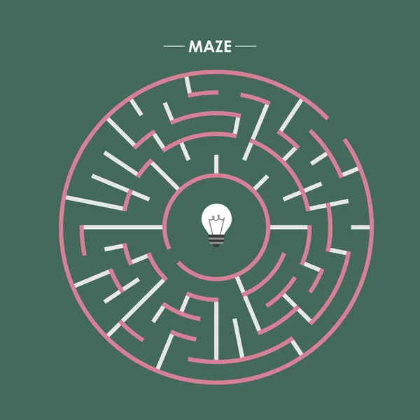 Illustration of round maze Stock Vector Image by ©kchungtw #61676971