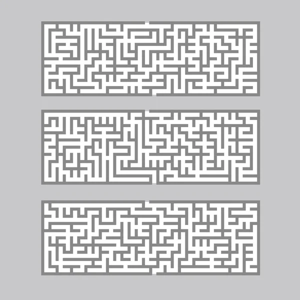 Trendy rectangular labyrinth set Stock Vector Image by ©kchungtw #67401179