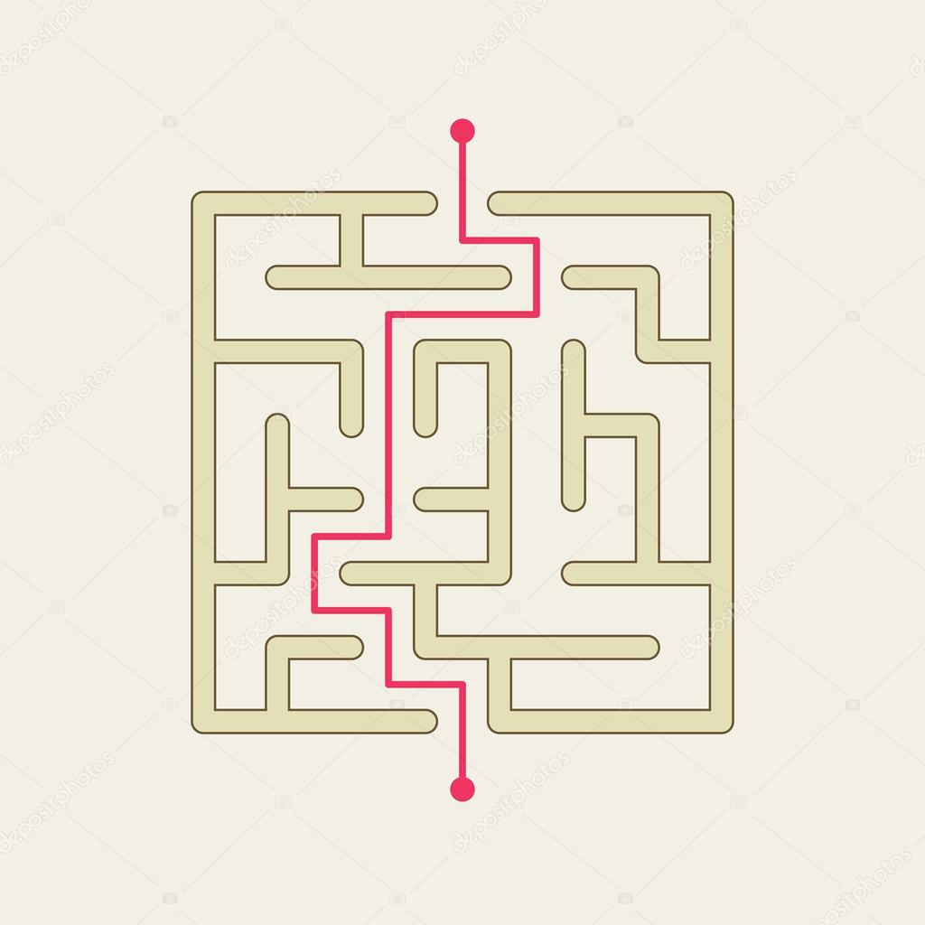 Easy Square Maze