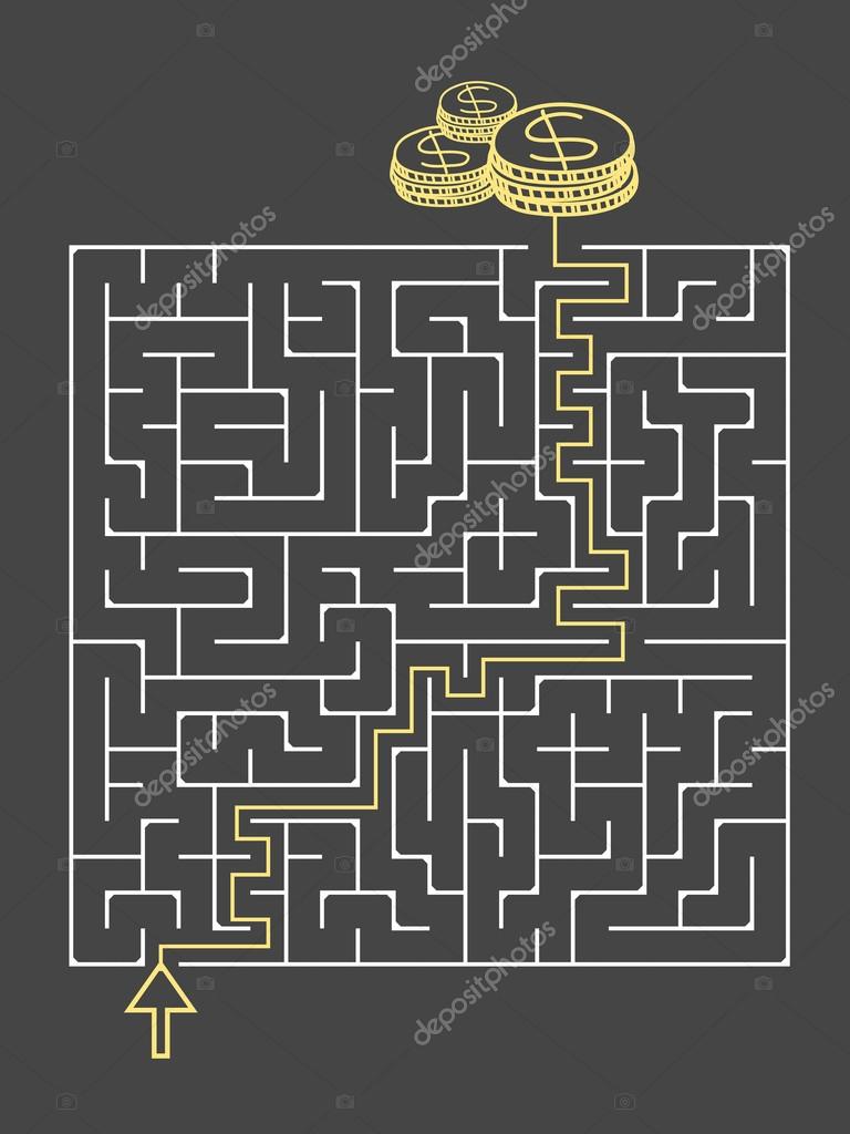 Simple Square Maze