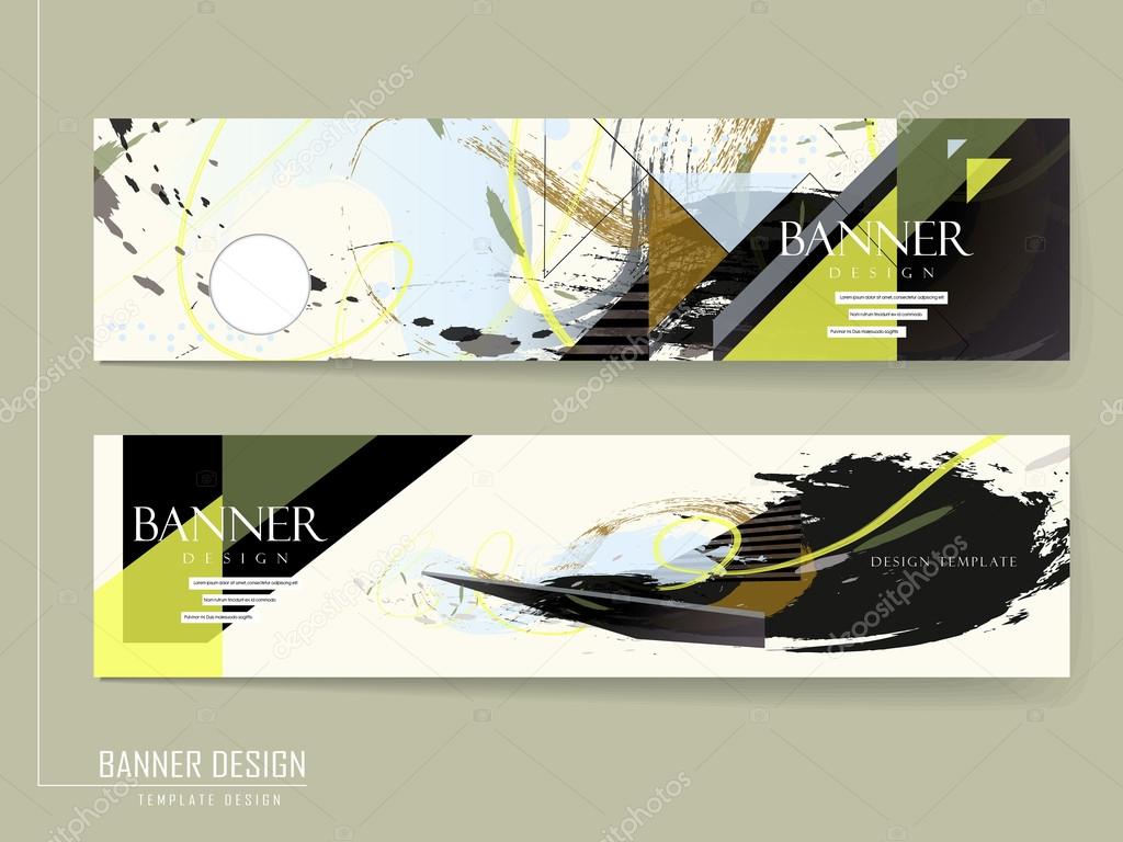 Creative banner design Stock Vector by ©kchungtw 68537611