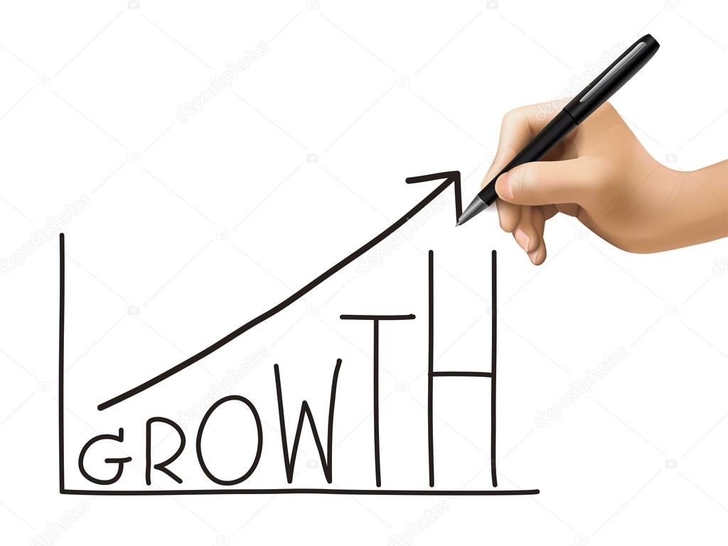 Creative growth graph Stock Vector by ©kchungtw 68650429
