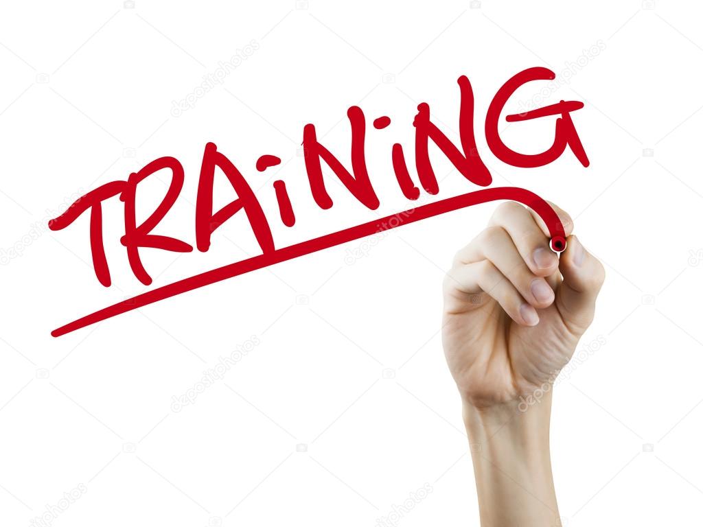 Training word written by hand — Stock Photo © kchungtw #70248003