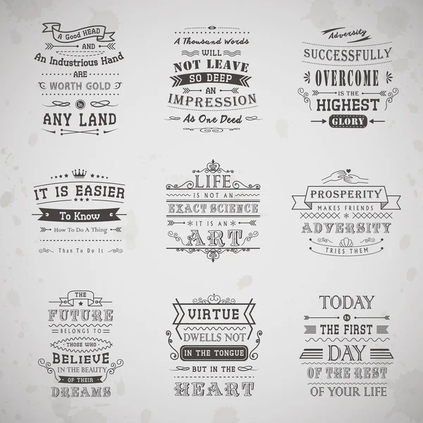 Life quotes set Stock Vector Image by ©kchungtw #72282749