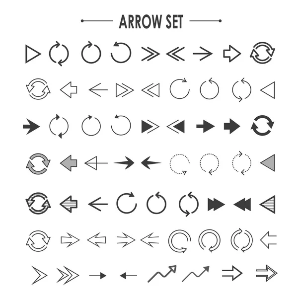 Lovely black arrow set Stock Vector by ©kchungtw 72482123