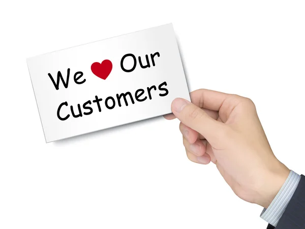 We love our customers Stock Photos, Royalty Free We love our customers ...