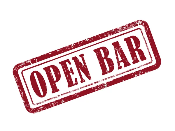 Open bar seal Imagens de Stock de Arte Vetorial | Depositphotos