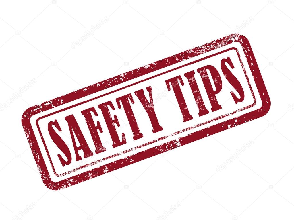 Stamp safety tips in red — Stock Vector © kchungtw #72813621