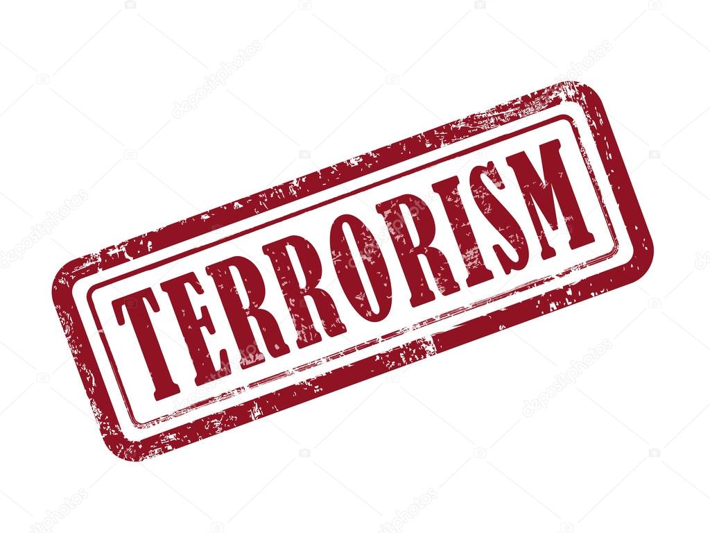 Stamp terrorism in red Stock Vector by ©kchungtw 72813891