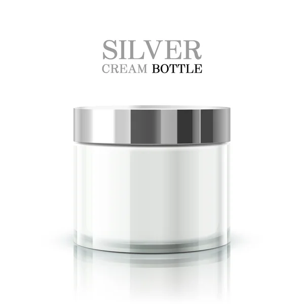 Silver cream bottle package Stock Vector Image by ©kchungtw #80503356