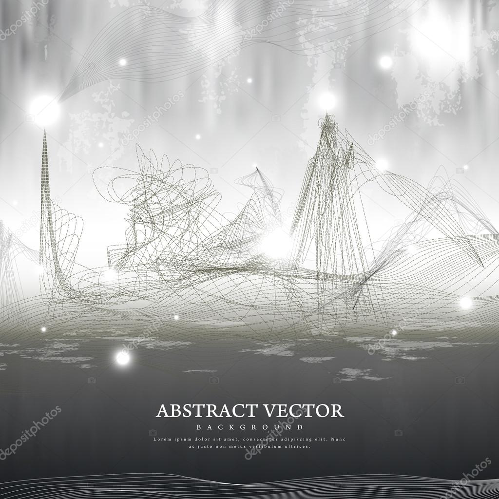 Futuristic streamline abstract backdrop Stock Vector Image by ©kchungtw ...