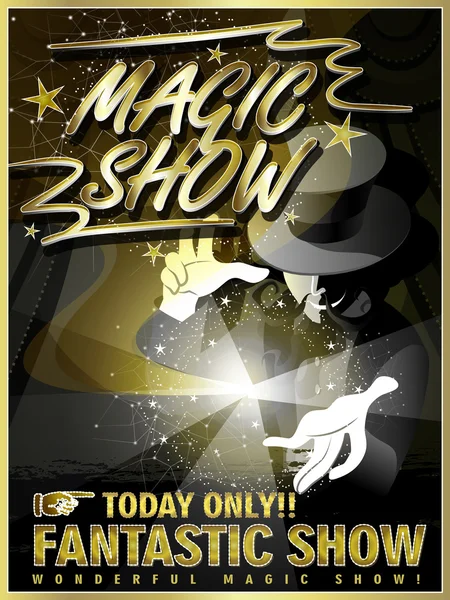 Fantastic magic show poster Stock Vector Image by ©kchungtw #74372903