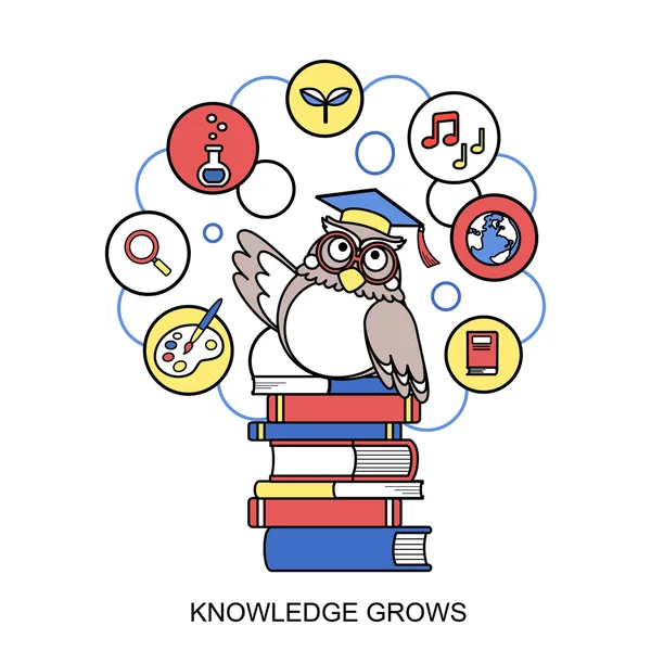 Knowledge grows Vector Art Stock Images | Depositphotos