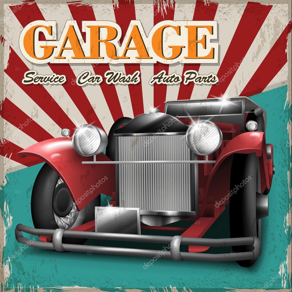 Classic red car design poster Stock Vector Image by ©kchungtw #78192184