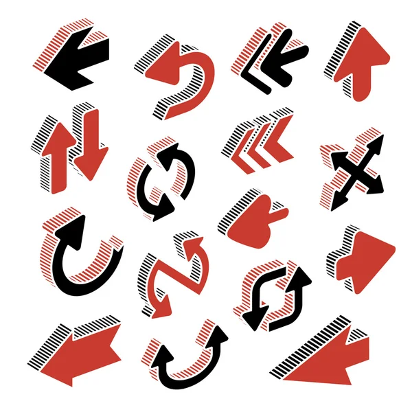 modern arrows set — Stock Vector © chartcameraman #33347651