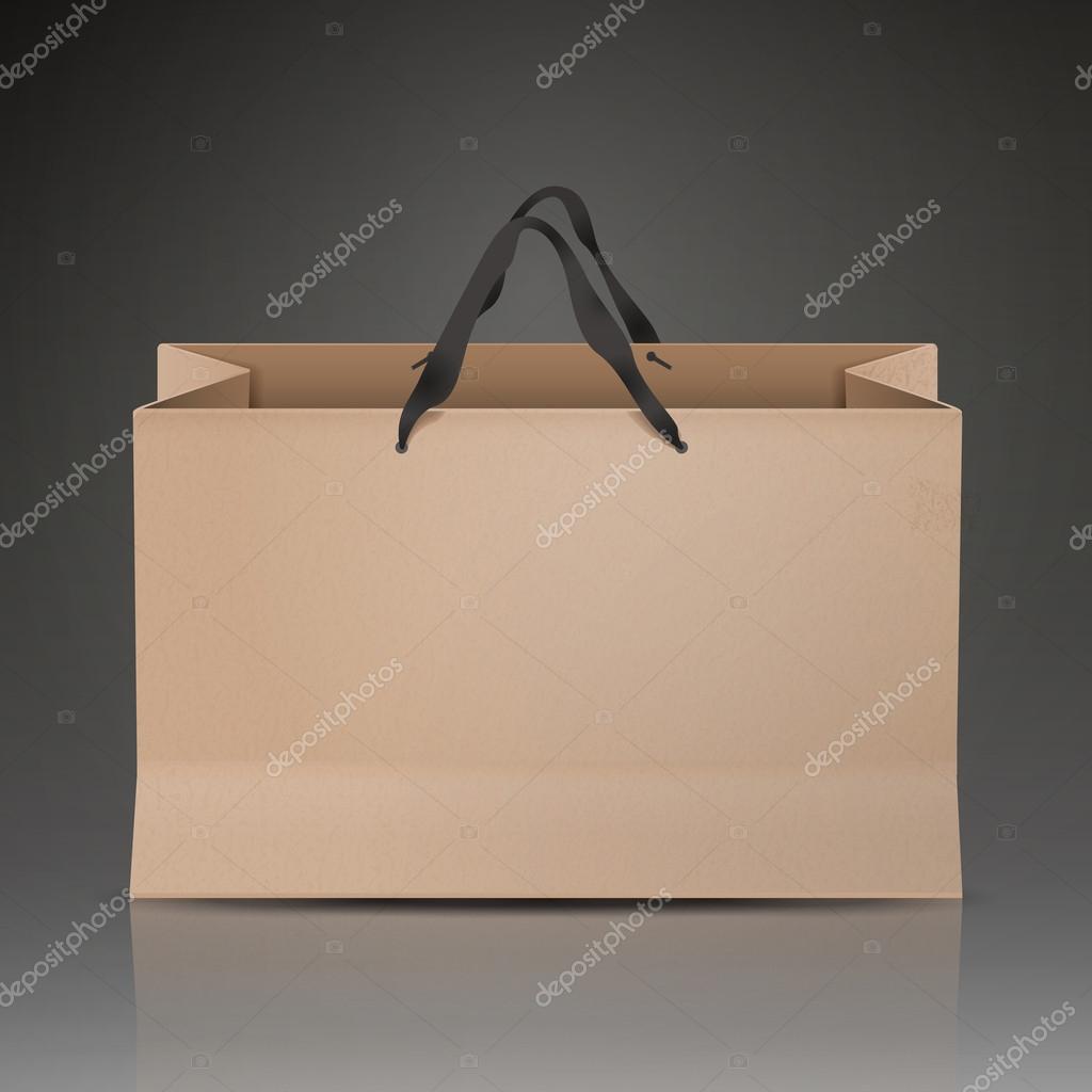 Kraft paper bag Stock Vector Image by ©kchungtw #80503692