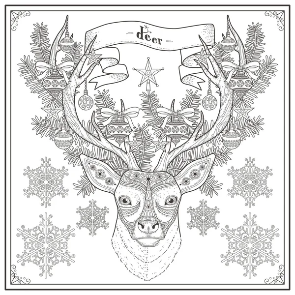 Vectores de Venado para colorear, imágenes vectoriales | Depositphotos