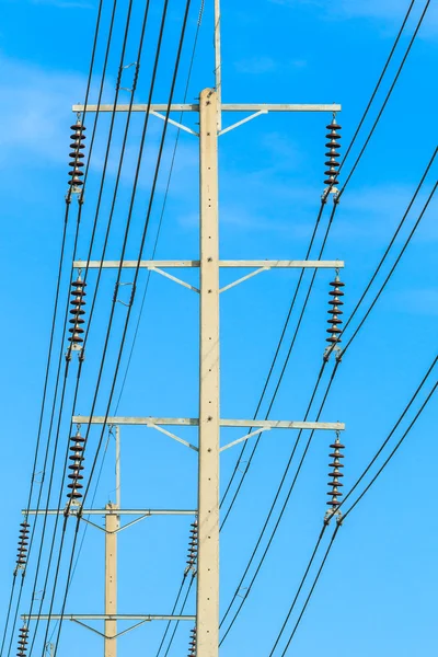 Wires pole electricity post - Stock Image - Everypixel