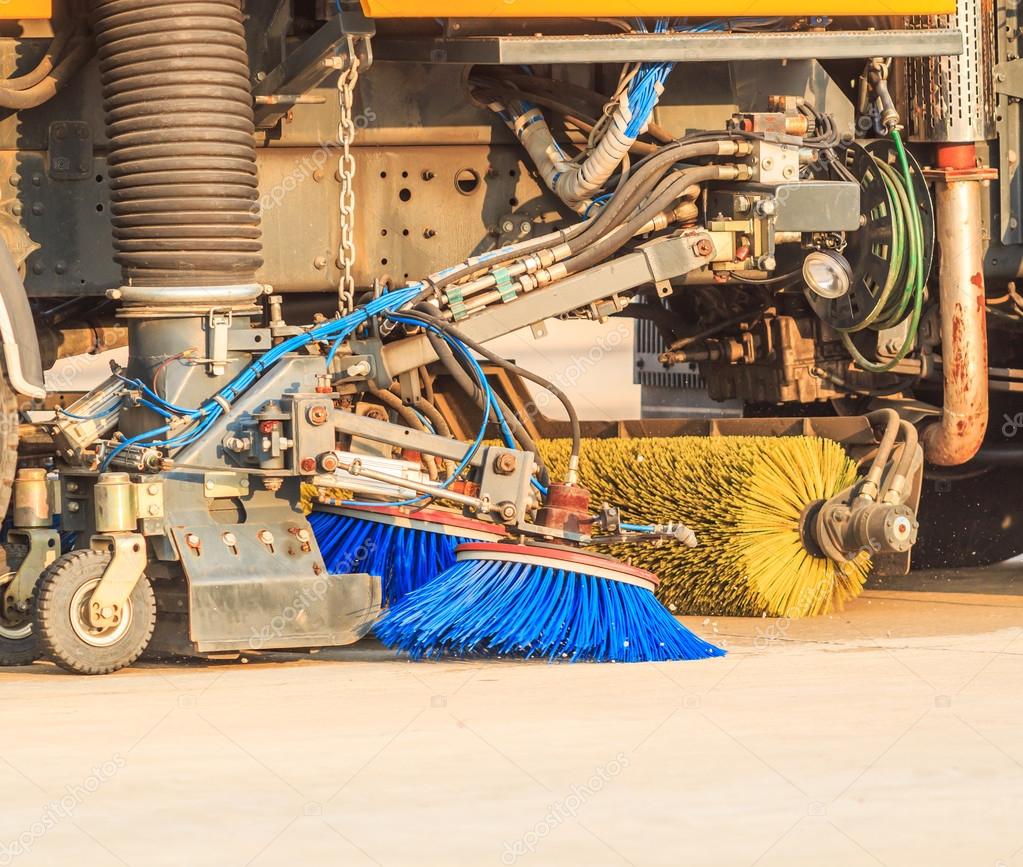 Street sweeper machine Stock Photo by ©Deerphoto 80560288