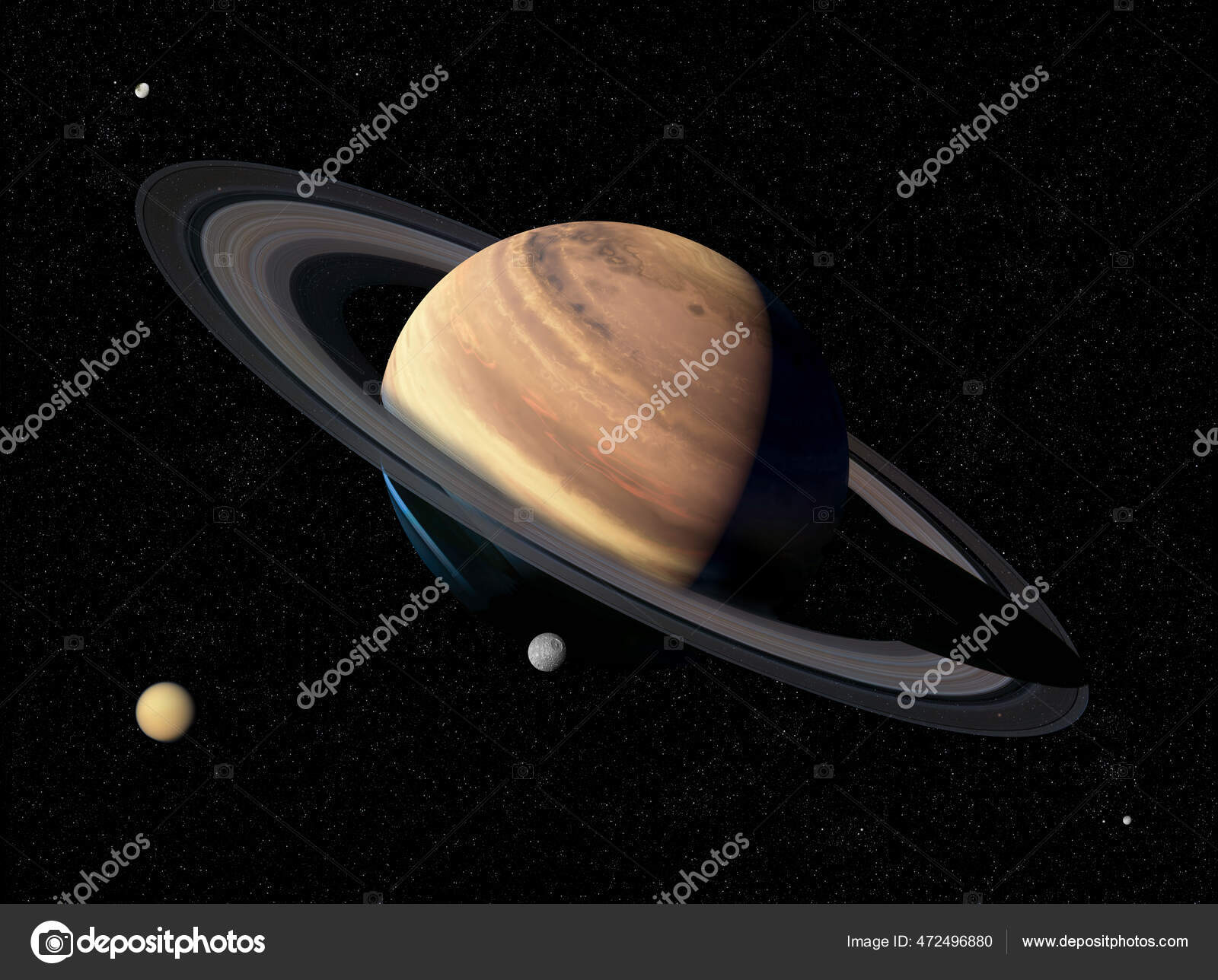 Venus Moons And Rings