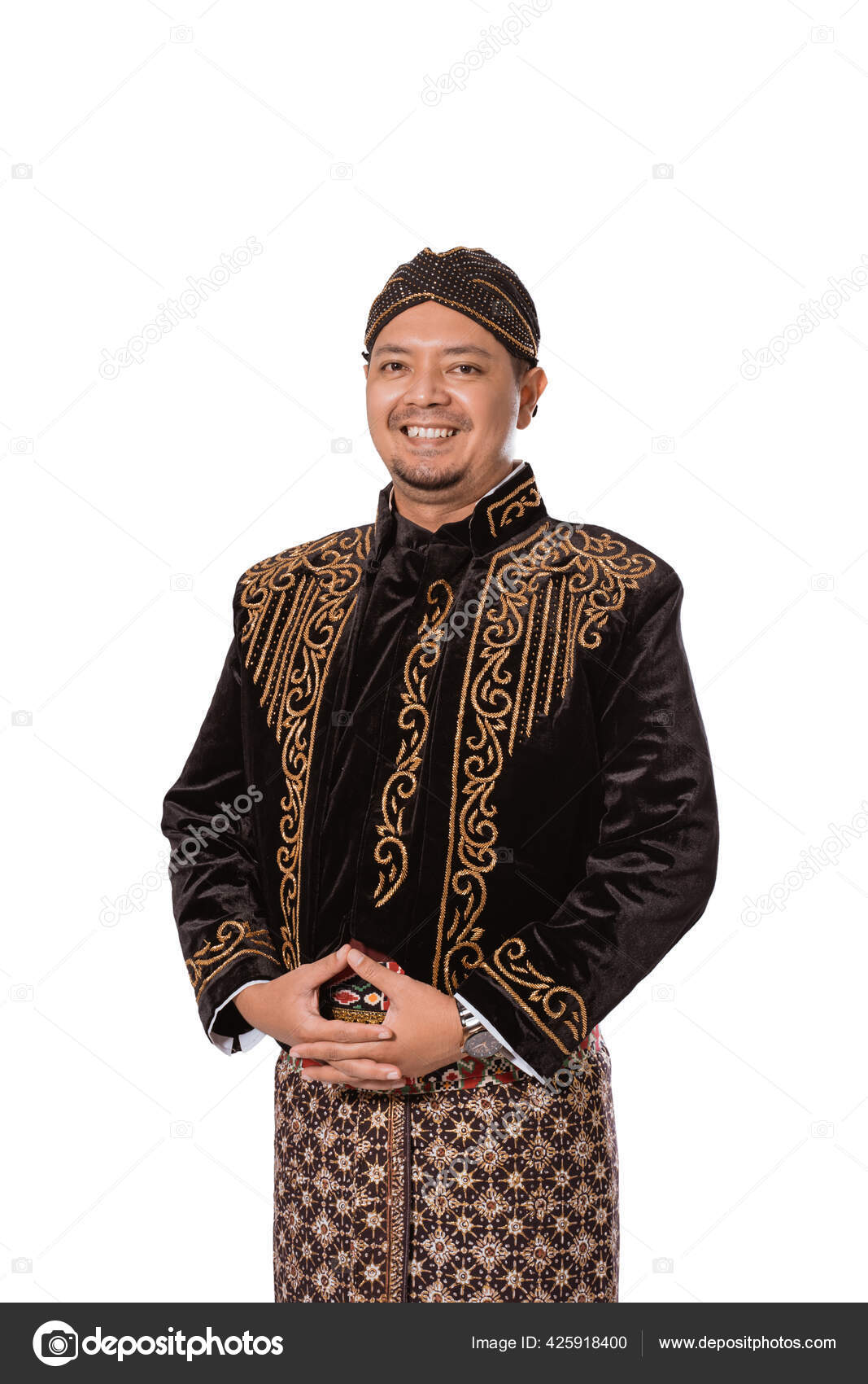 A portrait of a costume traditional Javanese man. — Stock Photo © odua ...