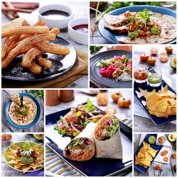 Mexican food collage Stock Photos, Royalty Free Mexican food collage ...
