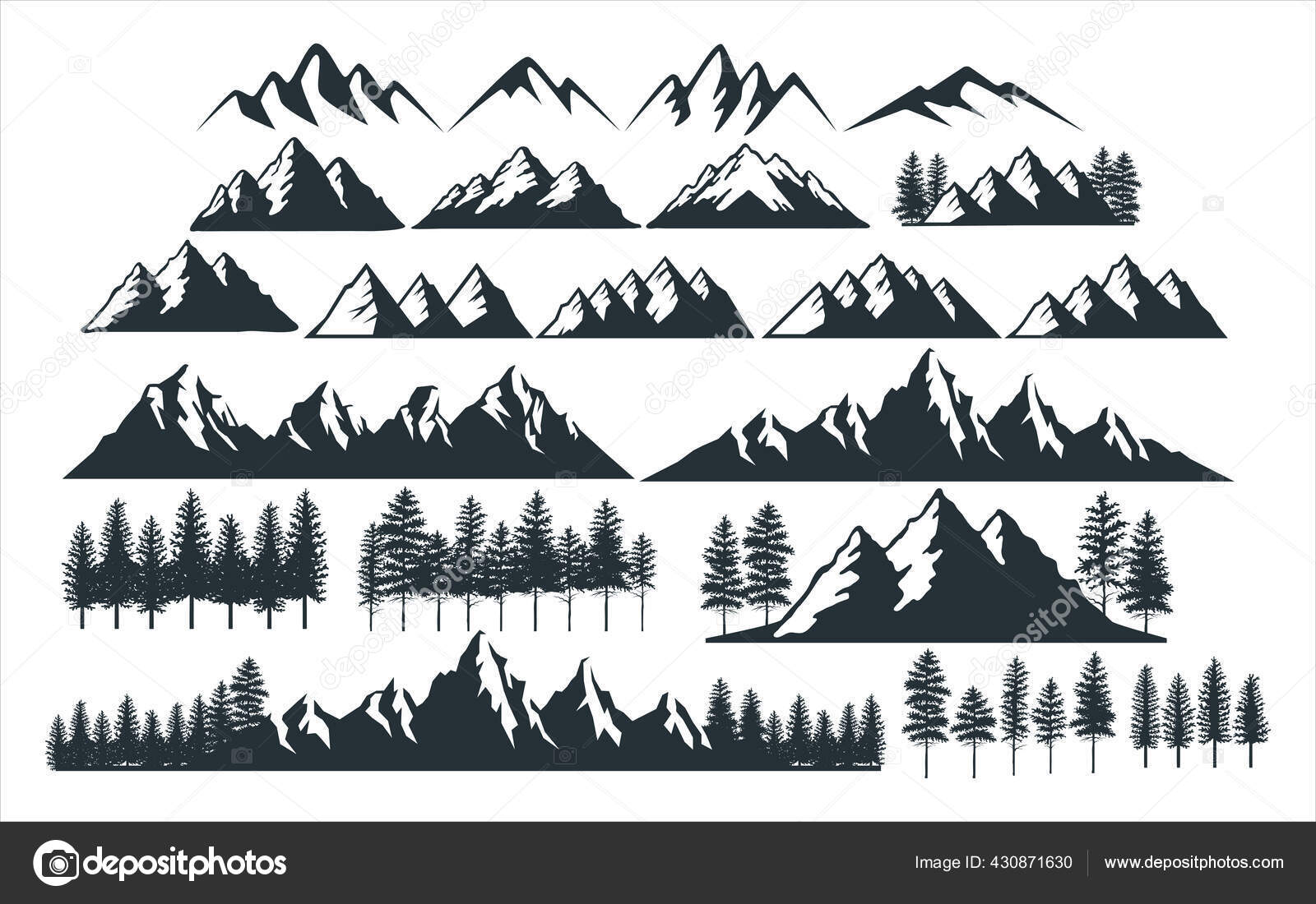 Pine Tree Vector Logo
