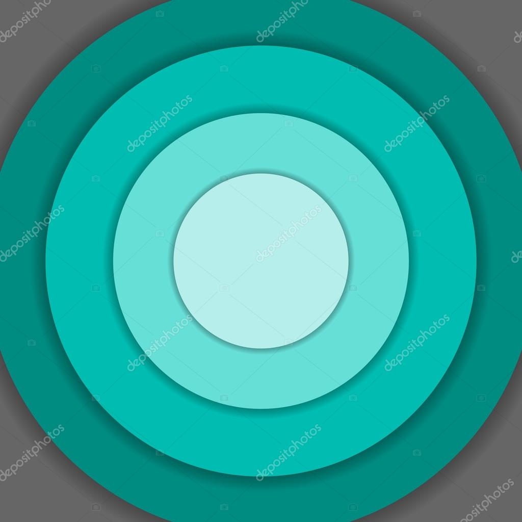 Green circle material design background Stock Vector Image by ...