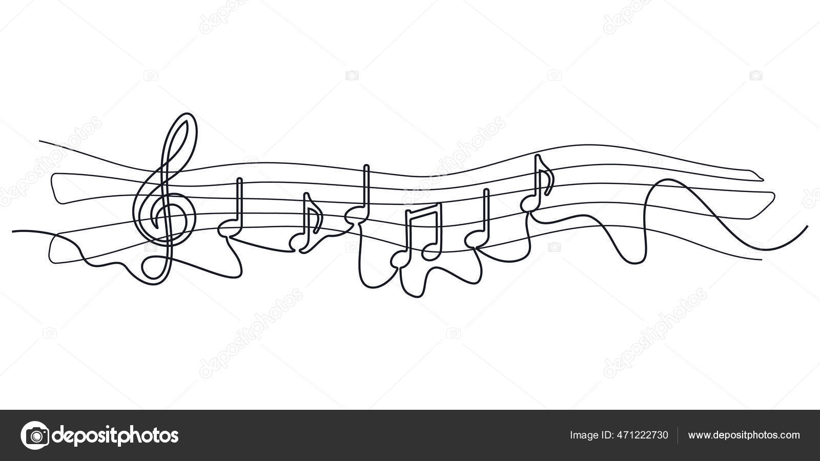 Simple Black And White Music Designs