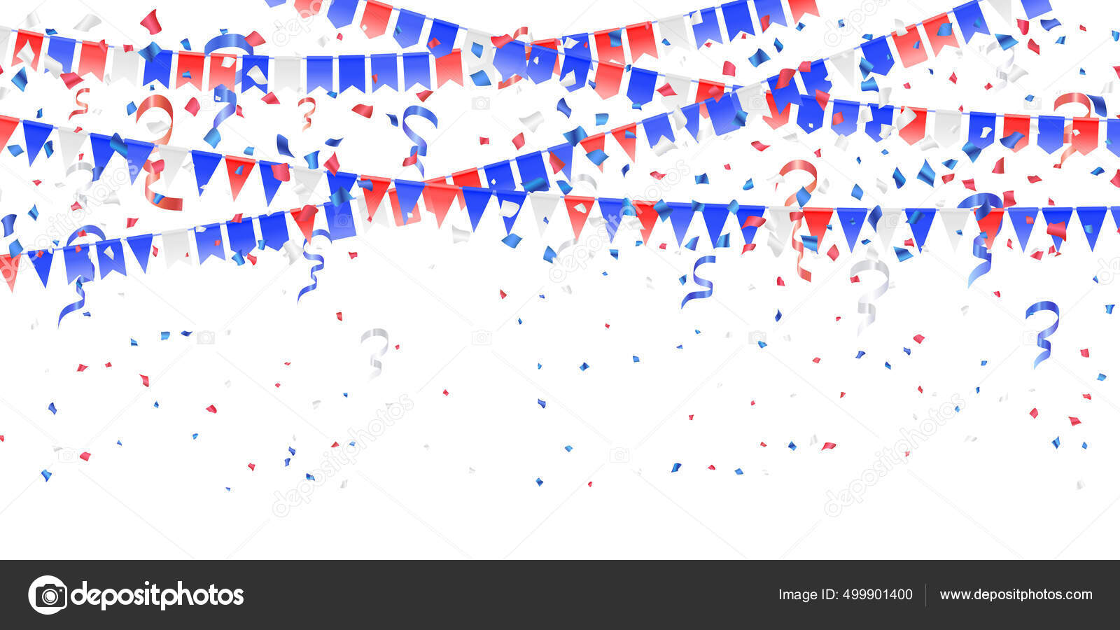 Red White And Blue Confetti