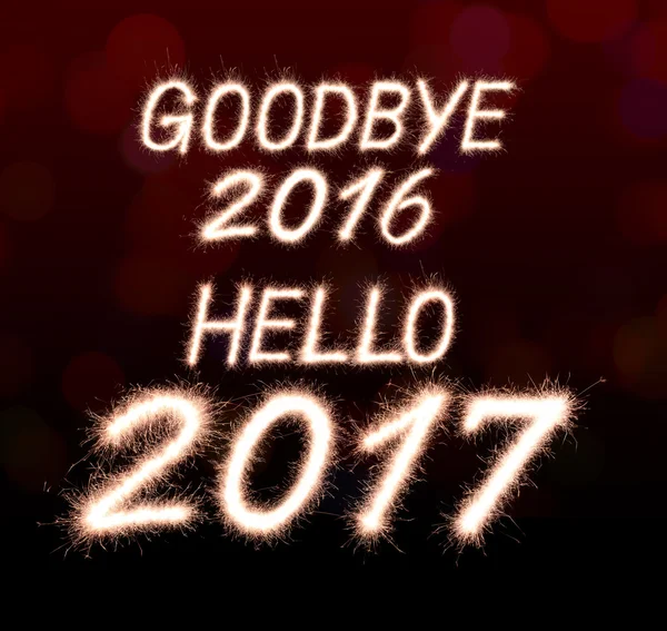 Goodbye 2017 hello 2018 — Stock Photo © studio306stock #122630940