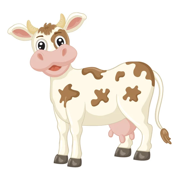 Cow cartoon isolated background Stock Vector Image by ©dualoro #133179364