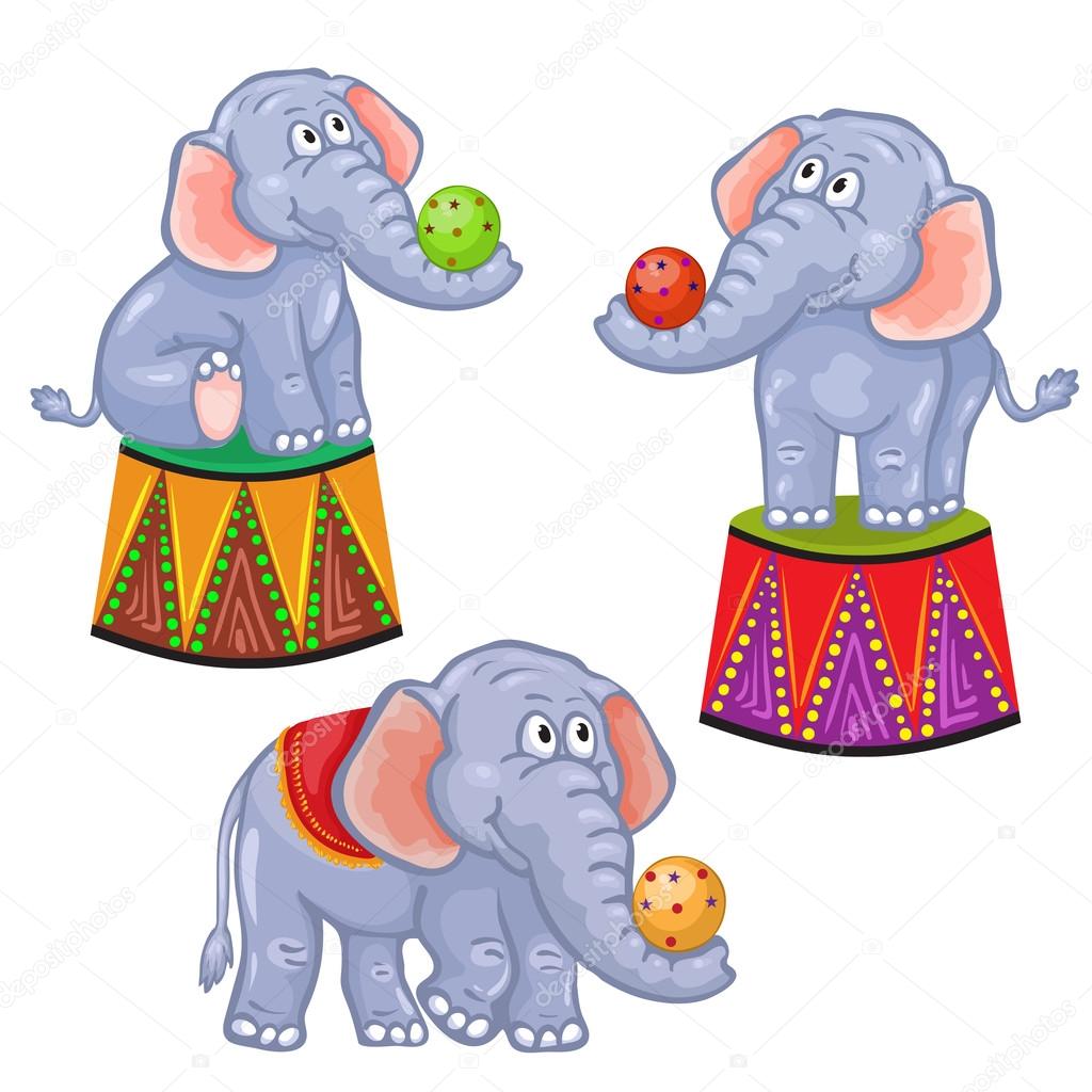 Animated Circus Elephant