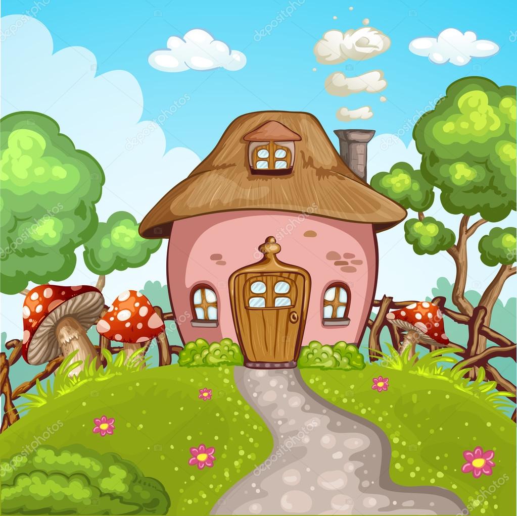 Little House Cartoon Little House Stock Illustrations – 43,414