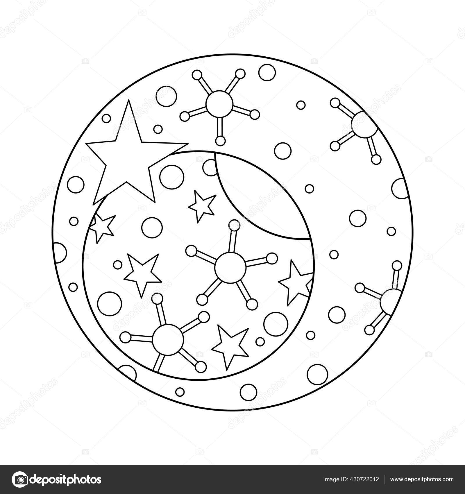 Buku Mewarnai Bintang Gambar Tangan Planet Cincin Kawin Cinta Kutipan ...