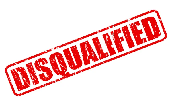 Disqualified Stock Vectors, Royalty Free Disqualified Illustrations ...